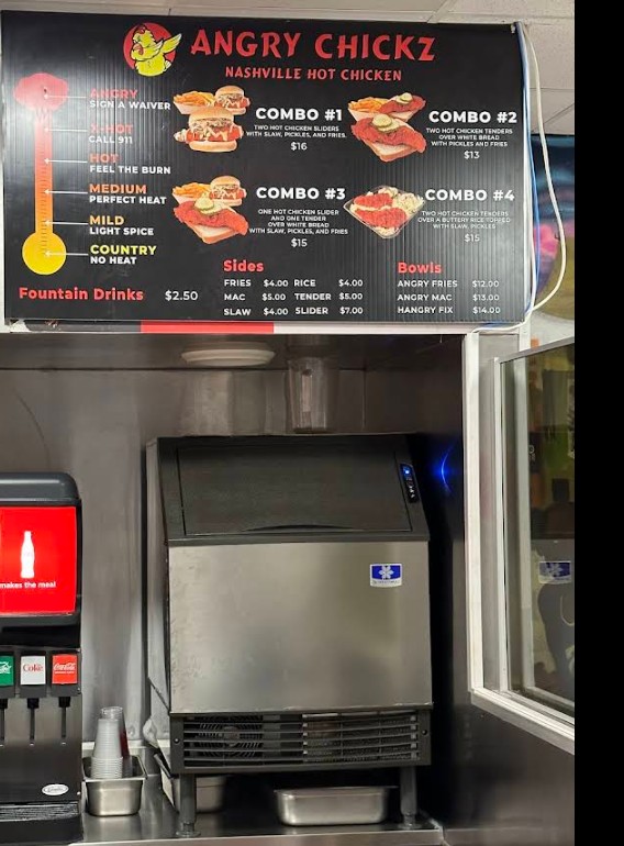 Updated prices & Spicy Chicken Specials - Angry Chickz Menu - Hollywood, CA